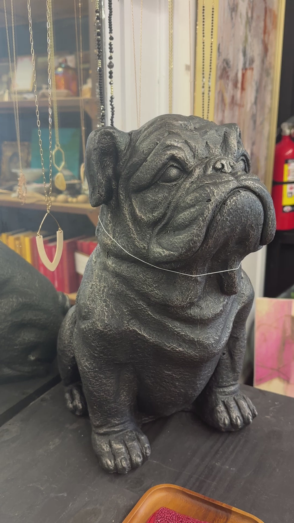 Resin Bulldog: Iron Look or Copper Look – Emery Lee Boutique
